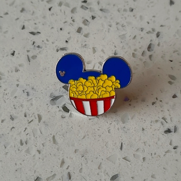 Disney | Jewelry | Official Disney Mickey Mouse Popcorn Character Pin ...